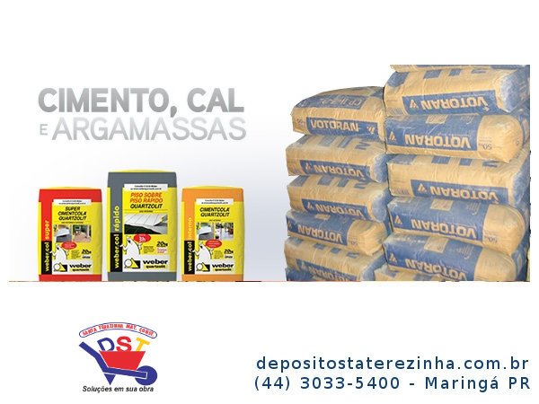 Cimento, Argamassa, Cal, Grauth Deposito-Santa-Terezinha